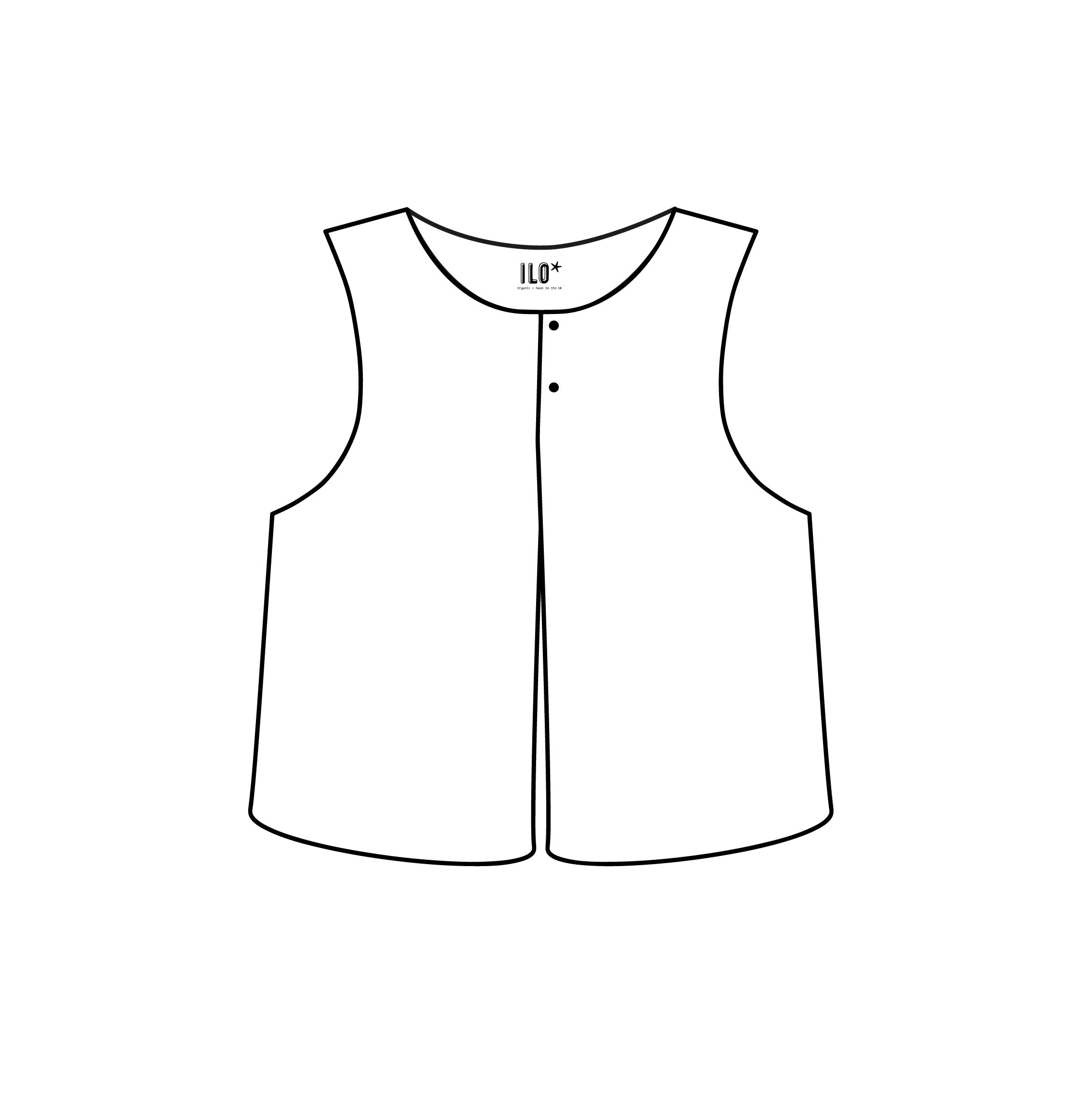 Organic Cotton Baby Gilets | Sustainable Handmade Kidswear UK | ILO ...